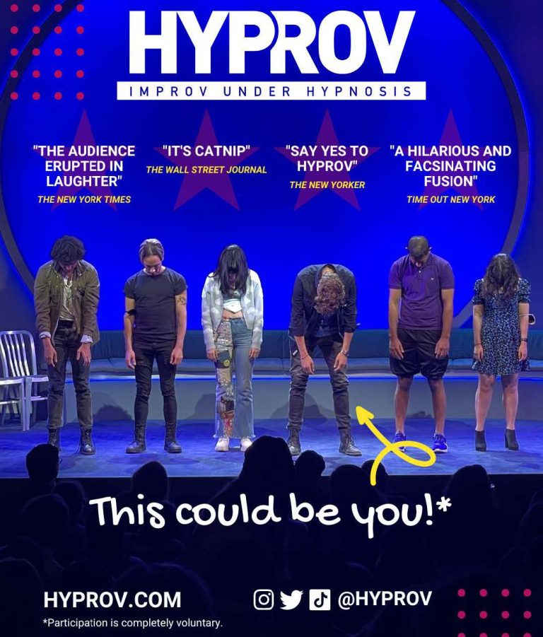 HYPROV Improv Under Hypnosis - Mattie Kelly Arts Center : Mattie Kelly ...